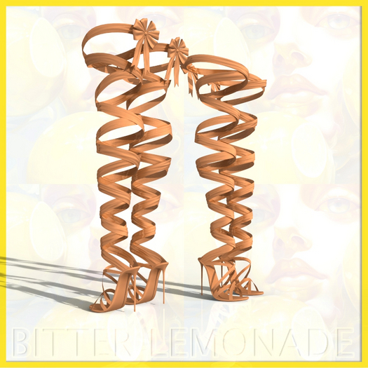Second Life Marketplace Ballerina Heels Reborn